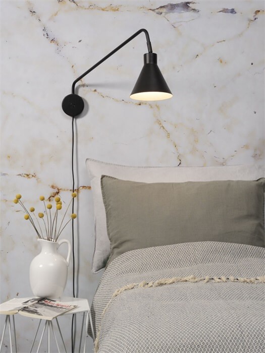 Leeslamp Wand Lyon | Wandlamp Its About Romi Zwart Messing