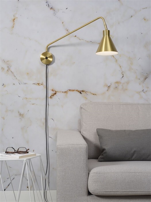 Leeslamp Wand Lyon | Wandlamp Its About Romi Zwart Messing